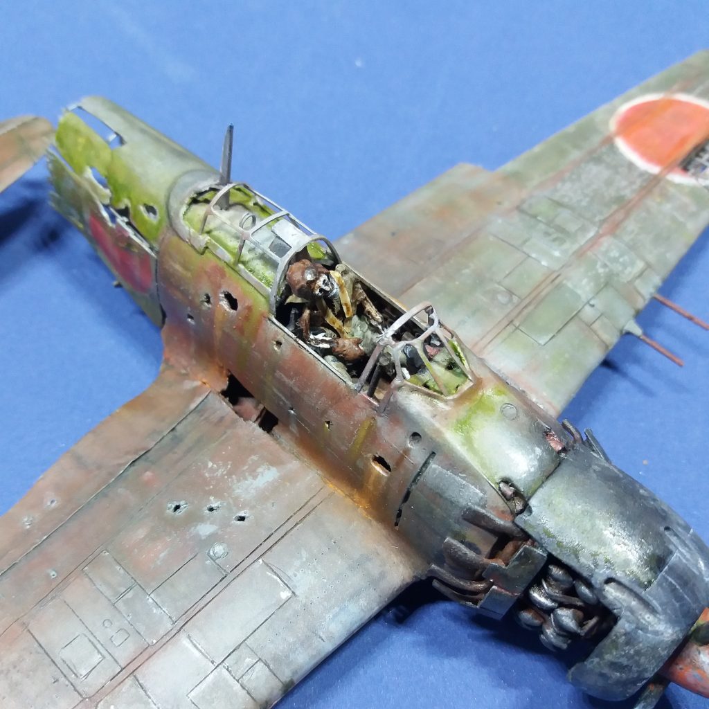 Wrecked Japanese zero - Gmodel Art